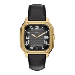 Fossil Analog Watch 'CROSBY' male Black size One Size