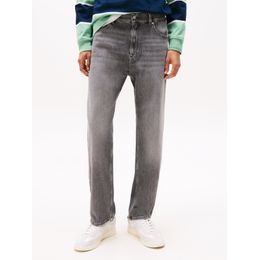 5-Pocket-Jeans Tommy Jeans "Sonny Regular Tapered", Herren, Gr. 34, L&auml;nge 32, blau (denim grau), Denim/Jeans, Obermaterial: 99% Baumwolle, 1% Elasthan, regular fit, Jeans 5-Pocket-Jeans, mit dezenter Waschung