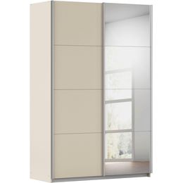 Schwebet&uuml;renschrank Rauch "Kleiderschrank Schrank Garderobe Schlafzimmerschrank CORTONA", beige (champagner), B:136cm H:210cm T:62cm, Holzwerkstoff, Schr&auml;nke, Schwebet&uuml;renschrank, in 3 Ausstattungen BASIC/CLASSIC/PREMIUM (SOFT-CLOSE) MADE IN GERMANY