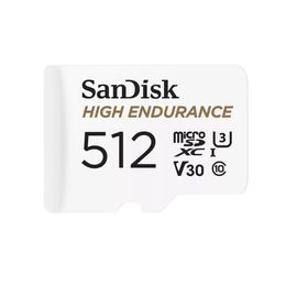Sandisk High Endurance microSDXC Speicherkarte 512GB + SD Adapter