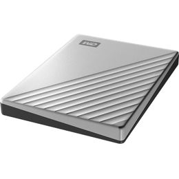 Western Digital WD My Passport Ultra mobile Festplatte 1 TB silber