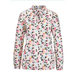 Langarmbluse GOLDNER "Zeitlose Bluse mit einzigartigem Druck", Damen, Gr. 46, bunt (multicolor), Obermaterial: 100% Polyester PES., normal, Sonstiges, Blusen, Ohne