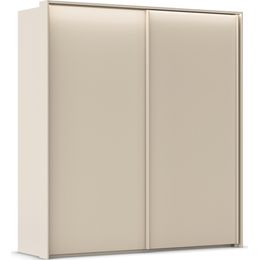 Kleiderschrank Rauch "Schwebet&uuml;renschrank Schrank Garderobe Ankleide Schlafzimmer TARO", champagner, griffleisten champagner, B:209cm H:226cm T:70cm, Holzwerkstoff, Schr&auml;nke, Kleiderschrank, 4 Breiten, optional Passepartout mit/ohne Beleuchtung MADE IN GERMANY