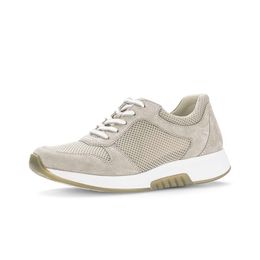Sneaker Gabor "Sneaker low", Damen, Gr. 35,5, beige, Schuhe Sneaker