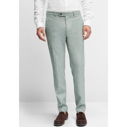 Anzughose Cinque "CIBRAVO", Herren, Gr. 56, N + S Gr, hellgr&uuml;n, Web, Obermaterial: 59% Viskose, 39% Polyester, 2% Elasthan, unifarben, schmal lang, Hosen Anzughose, in dezentem Muster, Slim Fit