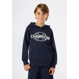 Kapuzensweatshirt Champion "SPORTWEAR HOODIE Standard Fit", Jungen, Gr. XXL (176), nny, Obermaterial: 54% Baumwolle, 46% Polyester, Sweatshirts Kapuzensweatshirt