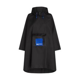 KARL LAGERFELD JEANS Regenponcho Damen Gr&ouml;&szlig;e S blau / schwarz