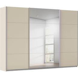 Schwebet&uuml;renschrank Rauch "Kleiderschrank Schrank Garderobe Schlafzimmerschrank CORTONA", beige (champagner), B:315cm H:229cm T:62cm, Holzwerkstoff, Schr&auml;nke, Schwebet&uuml;renschrank, in 3 Ausstattungen BASIC/CLASSIC/PREMIUM (SOFT-CLOSE) MADE IN GERMANY