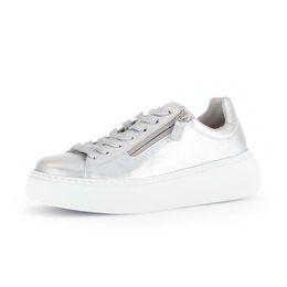 Gabor Damen Sneaker "Sneaker low", Gr. 41silber, Schuhe