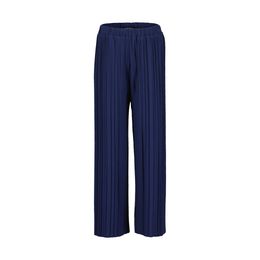 Jerseyhose Blue Seven, M&auml;dchen, Gr. 128, N-Gr, ultramarin, Jersey, Obermaterial: 65% Polyester, 32% Viskose, 3% Elasthan, unifarben, weit lang, Hosen Jerseyhose, weite Form, in Plissee-Optik
