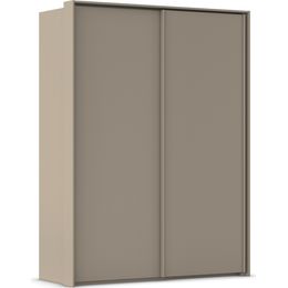 Kleiderschrank Rauch "Schwebet&uuml;renschrank Schrank Garderobe Ankleide Schlafzimmer TARO", fango, griffleisten fango, B:170cm H:226cm T:70cm, Holzwerkstoff, Schr&auml;nke, Kleiderschrank, 4 Breiten, optional Passepartout mit/ohne Beleuchtung MADE IN GERMANY