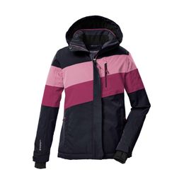 Skijacke Killtec "KSW 197 GRLS SKI JCKT", M&auml;dchen, Gr. 128, schwarz, Obermaterial: 100% Polyester;Futter: 100% Polyester;F&uuml;llung: 100% Polyester, Jacken Skijacke, Wasserdicht, atmungsaktiv, verstellbare Kapuze, viele Taschen