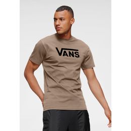 T-Shirt Vans "Vans CLASSIC SS TEE", Herren, Gr. S, warm taupe, Obermaterial: 100% Baumwolle, Rundhals, Shirts T-Shirt, sportlicher Stil, aus Baumwolle