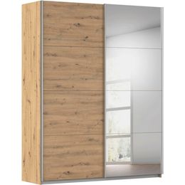 Schwebet&uuml;renschrank Rauch "Kleiderschrank Schrank Garderobe Schlafzimmerschrank CORTONA", eiche artisan, B:181cm H:229cm T:62cm, Holzwerkstoff, Schr&auml;nke, Schwebet&uuml;renschrank, in 3 Ausstattungen BASIC/CLASSIC/PREMIUM (SOFT-CLOSE) MADE IN GERMANY