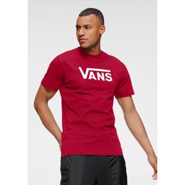 T-Shirt Vans "Vans CLASSIC SS TEE", Herren, Gr. M, crimson haze, Obermaterial: 100% Baumwolle, Rundhals, Shirts T-Shirt, sportlicher Stil, aus Baumwolle