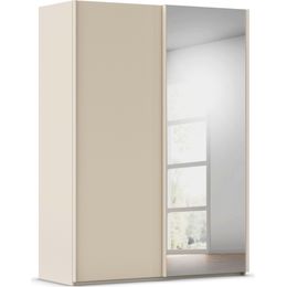 Kleiderschrank Rauch "Schwebet&uuml;renschrank Schrank Garderobe Ankleide Schlafzimmer TARO", champagner, griffleisten champagner, B:162cm H:223cm T:69cm, Holzwerkstoff, Schr&auml;nke, Kleiderschrank, 4 Breiten, optional Passepartout mit/ohne Beleuchtung MADE IN GERMANY