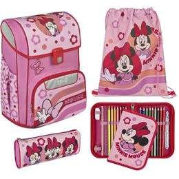 Schulranzen Scooli "Easy Start", Jungen, Gr. B/H/T: 29,5cm x 36,5cm x 29cm, minnie mouse, Polyester, Rucks&auml;cke Schulranzen