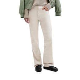 Marc O'Polo 5-Pocket-Hose MARC O'POLO "aus Brushed Cotton Twill", Damen, Gr. 34, L&auml;nge 32, linen beige, Twill, Obermaterial: 56% Baumwolle, 41% Lyocell, 3% Elasthan, unifarben, ausgestellt normal, Hosen 5-Pocket-Hose