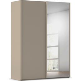 Kleiderschrank Rauch "Schwebet&uuml;renschrank Schrank Garderobe Ankleide Schlafzimmer TARO", fango, griffleisten fango, B:162cm H:223cm T:69cm, Holzwerkstoff, Schr&auml;nke, Kleiderschrank, 4 Breiten, optional Passepartout mit/ohne Beleuchtung MADE IN GERMANY