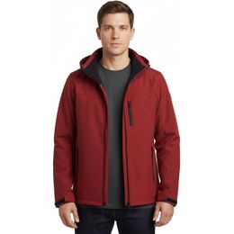 Softshelljacke Icepeak "BRIMFIELD", Herren, Gr. 58, rot, Softshell, Obermaterial: 95% Polyester, 5% Elasthan, normal, hoch geschlossener Ausschnitt, mit verstellbarem Klettverschluss, Jacken Softshelljacke, f&uuml;r sportliche Aktivit&auml;ten, winddicht, wasserabweisend