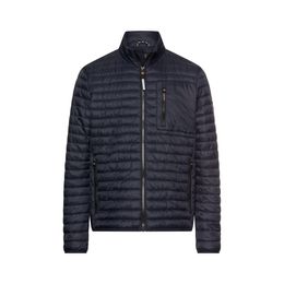Steppjacke Camel Active, Herren, Gr. S, schwarz navy, Steppware, Obermaterial: 100% Polyamid, unifarben, h&uuml;ftbedeckend, Rundhals, elastischer Bund, Jacken Steppjacke, mit Stehkragen und Rei&szlig;verschlusstaschen