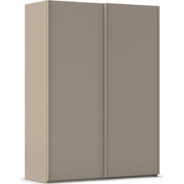 Kleiderschrank Rauch "Schwebet&uuml;renschrank Schrank Garderobe Ankleide Schlafzimmer TARO", fango, griffleisten fango, B:162cm H:223cm T:69cm, Holzwerkstoff, Schr&auml;nke, Kleiderschrank, 4 Breiten, optional Passepartout mit/ohne Beleuchtung MADE IN GERMANY