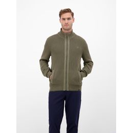 Strickjacke Lerros "Herren Strickjacke - casual, modisch und bequem", Herren, Gr. S, nordic olive, 100% Baumwolle, Strickjacken Strickjacke