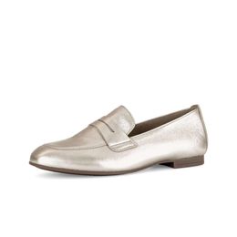 Slipper Gabor "Slipper", Damen, Gr. 36, gold, Schuhe Slipper