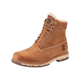 Schn&uuml;rboots Timberland "RADFORDMID WARM LINED WATERPROOF BOOT", Herren, Gr. 44,5, wheat, Leder, Schuhe Schn&uuml;rboots, Winterstiefel, Schn&uuml;rstiefel, Winterschuhe, wasserdicht&gef&uuml;ttert
