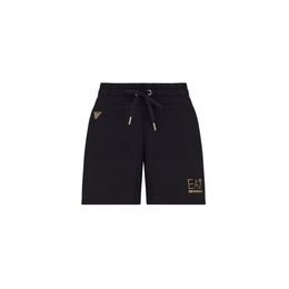 EA7 Emporio Armani Shorts 'Evolution' Damen Gr&ouml;&szlig;e 40 gold / schwarz
