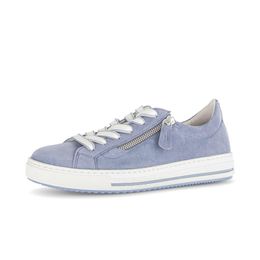 Sneaker Gabor "Sneaker low", Damen, Gr. 40,5, blau, Schuhe Sneaker