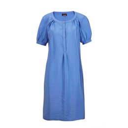 Midikleid GOLDNER "Sommerliches Kleid", Damen, Gr. 46, N-Gr, blau (jeansblau), Obermaterial: 83% Modal CMD. 17% Polyester PES., normal, Sonstiges, Kleider Midikleid, Ohne