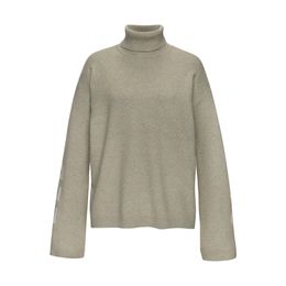 ELBSAND Pullover Damen Gr&ouml;&szlig;e XL beige / dunkelbeige