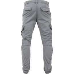 Urban Classics Herren Cargohose "Urban Classics Herren Cargo Jogging Pants"schwarzgrau, Gr. S, unifarben, 100% Baumwolle, Hosen