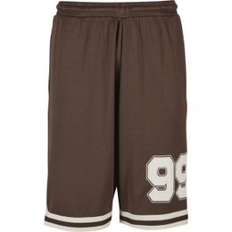 Sweatshorts Rocawear "Rocawear Rocawear BALLER Shorts", Herren, Gr. M, US-Gr&ouml;&szlig;en, chocolate braun, 100% Baumwolle, relaxed fit, Hosen Sweatshorts