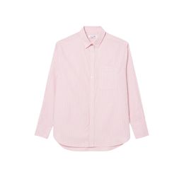Lacoste Bluse Damen Gr&ouml;&szlig;e L pink / rosa / wei&szlig;