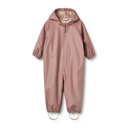 Jumpsuit Wheat "Wheat Rainsuit Mika", M&auml;dchen, Gr. 74, dusty lila, 100% Polyurethan, unifarben, normal, Overalls Jumpsuit