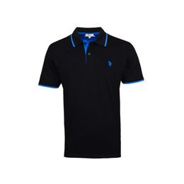 U.S. Polo Assn. Poloshirt Herren Gr&ouml;&szlig;e M blau / schwarz