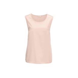 Tr&auml;gertop GOLDNER "Kurzgr&ouml;&szlig;e Top aus feinster Seidenmischung", Damen, Gr. 21, rosa (puder), Obermaterial: 60% Seide silk. 35% Polyamid PA. 5% Elasthan EL., festlich, normal, Sonstiges, Tops Tr&auml;gertop, Ohne