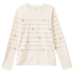 Yigga M&auml;dchen Langarmshirt mit Streifen