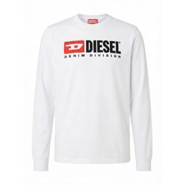 Diesel Shirt 'T-JUST-LS-DIV' Herren Gr&ouml;&szlig;e XL wei&szlig;