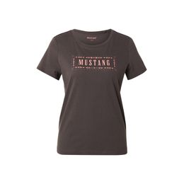 Mustang T-Shirt 'Alma' Damen Gr&ouml;&szlig;e XXS rosa / schwarz