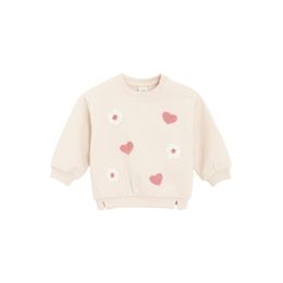 Cool Club Sweatshirt M&auml;dchen Gr&ouml;&szlig;e 86 beige / altrosa / wei&szlig;
