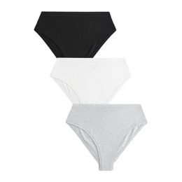 next Slip 'Ultimate Comfort' Damen Gr&ouml;&szlig;e XXXL grau / schwarz / wei&szlig;