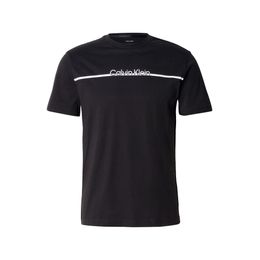 Calvin Klein T-Shirt Herren Gr&ouml;&szlig;e L schwarz / wei&szlig;