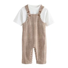 Next Set Jungen Gr&ouml;&szlig;e 74 hellbeige / braun / offwhite