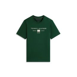 Tommy Hilfiger T-Shirt 'BRAND LOVE' Herren Gr&ouml;&szlig;e XL creme / gr&uuml;n