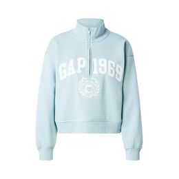 GAP Sweatshirt 'JAN' Damen Gr&ouml;&szlig;e XXL hellblau / wei&szlig;