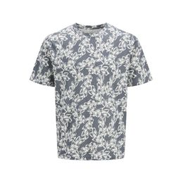Jack & Jones Jack & Jones T-Shirt Herren Gr&ouml;&szlig;e M graumeliert / wei&szlig;