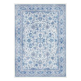 ELLE Decoration Kurzflor-Teppich "Maschad" in Hellblau - 64% | Gr&ouml;&szlig;e 80x200 cm |
